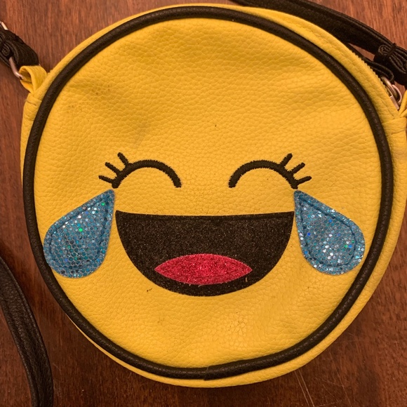 Justice | Accessories | Girls Justice Yellow Smiley Round Crossbody ...